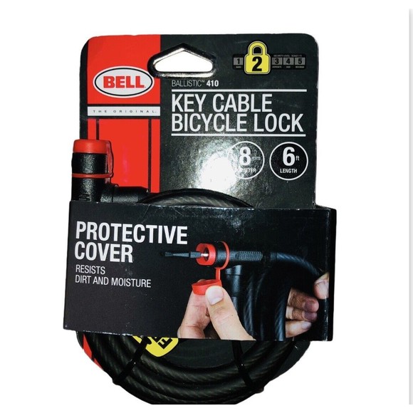 Bell | Other | Bell Ballistic 4 Cable Bike Lock 6ft X 8mm Braided Hd ...